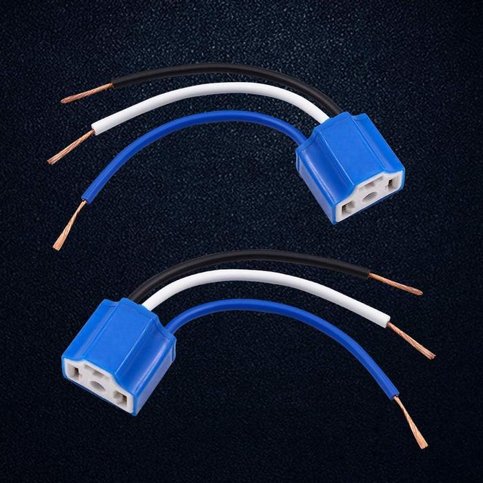 Jual Socket Soket Rumah Lampu H4 Kaki 3 Bahan Keramik Seal Beam Tahan ...
