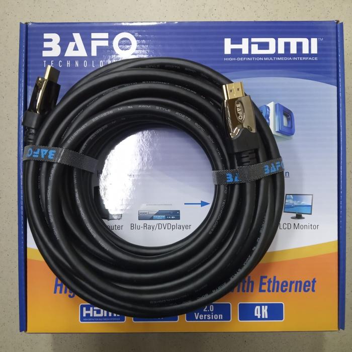 Jual BAFO KABEL HDMI 4K 10M 15M 20M 25M 30M 40M 50M ORIGINAL - 30 METER - Jakarta Pusat - OBREN ...