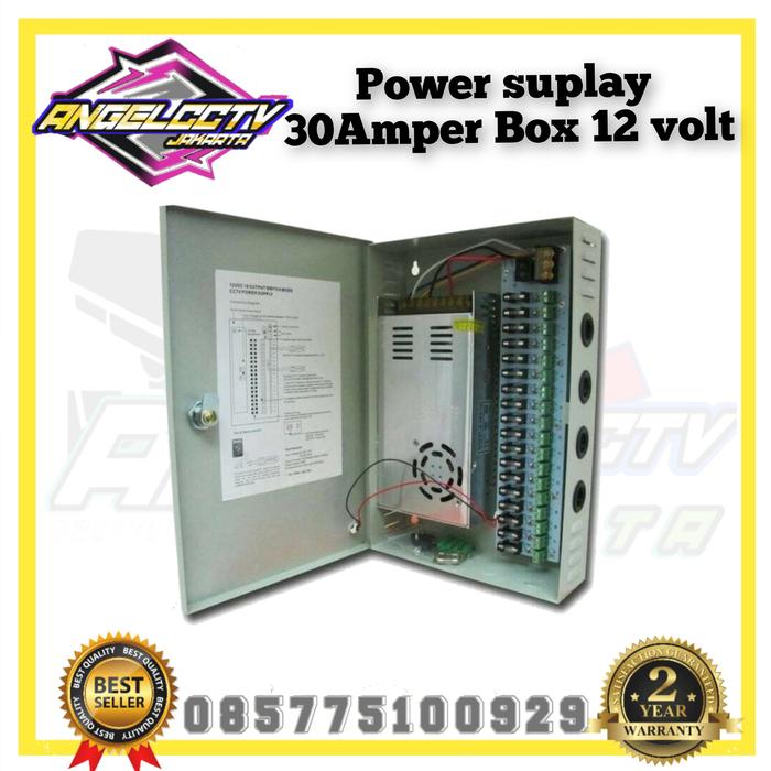 Jual power suplay box 30a 12v - Jakarta Utara - angelcctv | Tokopedia