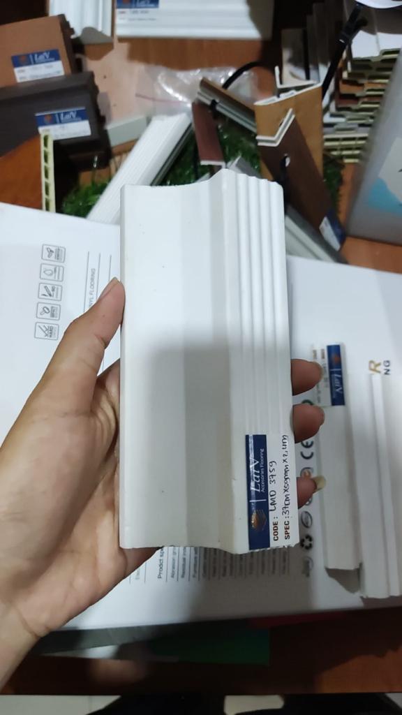 Jual Profil PVC Plafon/ Lis PVC Atap/ Plafon Moulding LMP-3759 - Kota ...