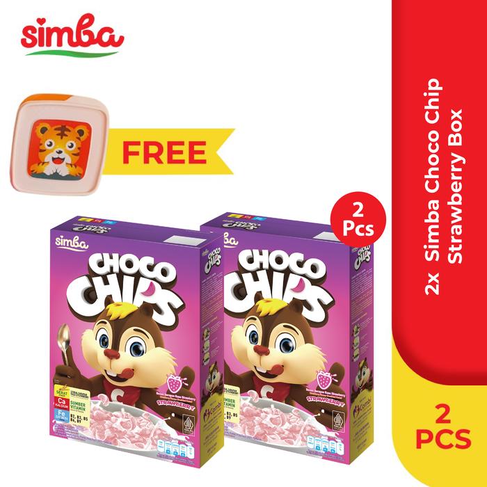 Promo 2 Simba Choco Chips Strawberry Box 150gr - - Simba Official Store ...