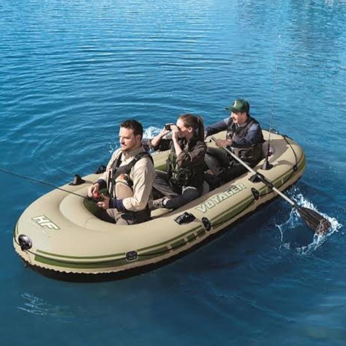 Jual Perahu Karet BESAR laut,Danau 4 orang dapat Dayung stainles,Pompa ...