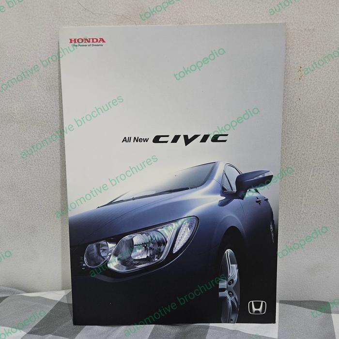 Jual brosur katalog mobil honda civic 2007 leaflet - Kota Surabaya - automotive brochures ...