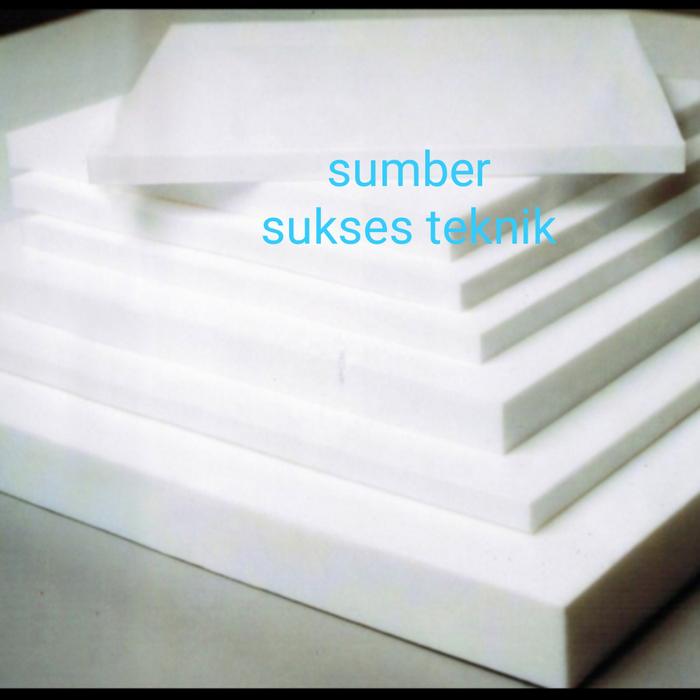Jual Teflon sheet/teflon lembaran 8mm x 50 x 50cm/ Teflon lembaran PTFE ...