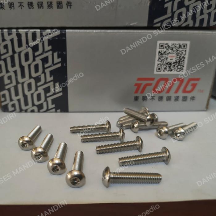 Jual SS 304 / Baut L BUTTON M4x25 / Head Socket Stainless M4 - Kota Tangerang - DANINDO SUKSES ...
