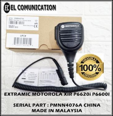Jual EXTRAMIC HT MOTOROLA XIR P6620i P6600i extra mic HT motorola xir ...