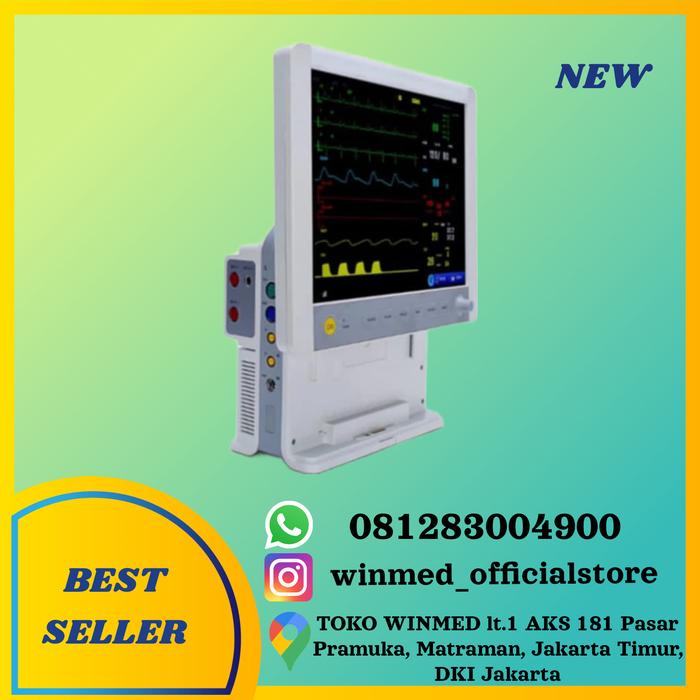 Jual Patient Monitor Yonker E15 / Pasien Monitor Yonker cek etco2 murah ...