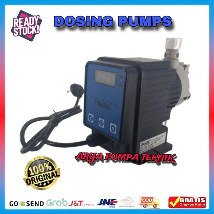 Jual Dosing Pump 3 LPH Pompa Dosing Createc E0703 7bar Dosing Pump 3L/jam - Jakarta Barat - ARYA ...