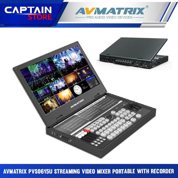 Jual AVMATRIX PVS0615U Streaming Video Mixer Portable with Recorder ...