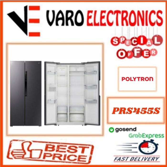 Jual POLYTRON PRS455S KULKAS SIDE BY SIDE INVERTER PRS 455 S - Kota ...