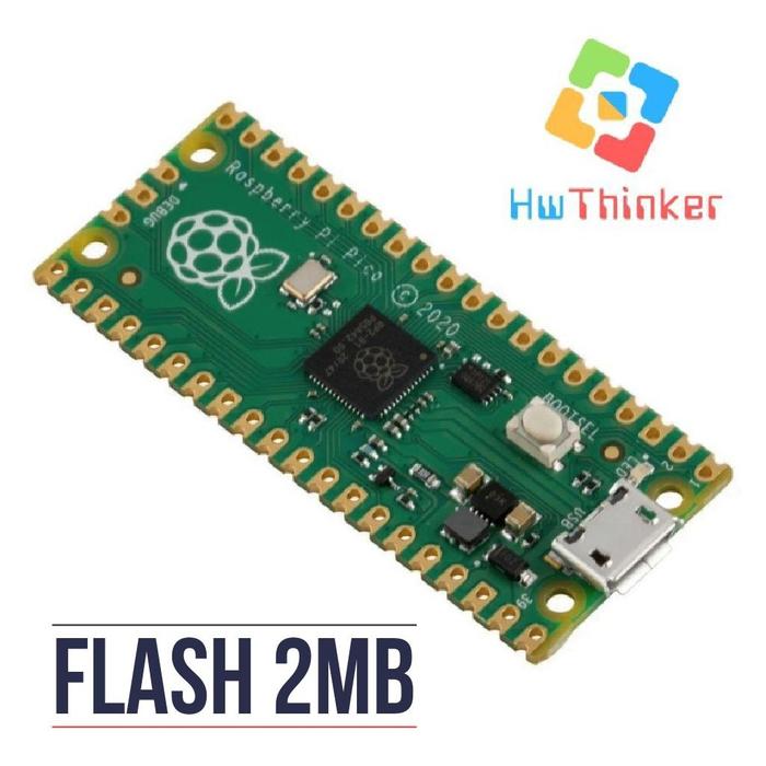 Jual Raspberry Pi Pico RP2040 RP 2040 ARM Microcontroller Board Micropython - standard 2MB ...