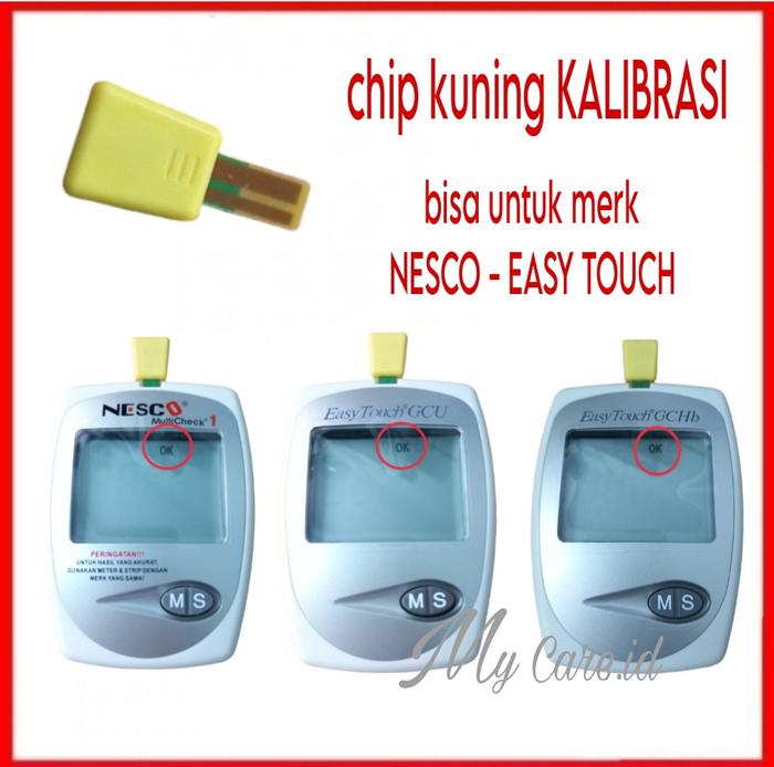 Jual CHIP KUNING Kalibrasi Alat Easy Touch dan NESCO GCU GCHb - Jakarta ...