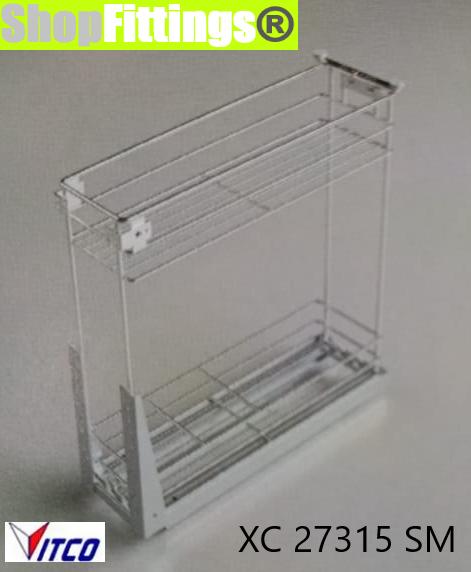 Jual VITCO XC 27315 SM Rak Dapur Chrome Botol 2 Susun Soft Close Plus ...