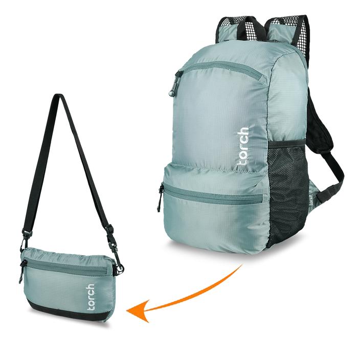 Jual Torch Tata Foldable Backpack Laptop 3 In 1 Tas Outdoor Slingbag ...