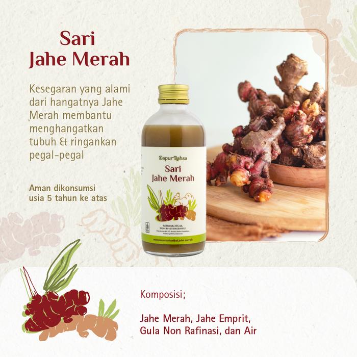 Promo Sari Jahe Merah 500mL by Rahsa Nusantara - Jamu Sirup Herbal ...