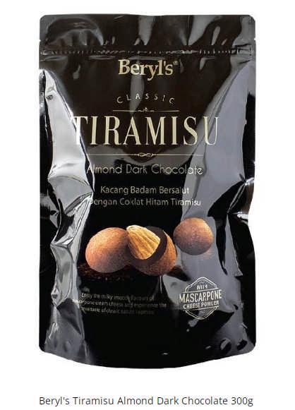 Jual Beryl's Classic Tiramisu Almond Pouch 300gr/Berlys Chocolate ...