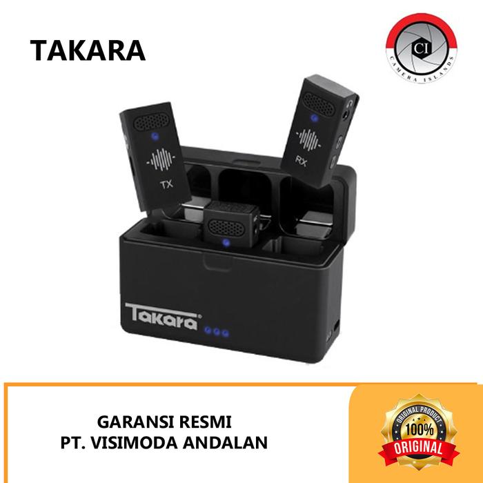 Jual Takara INTRO X3 Digital Wireless Mic Microphone with Charging Case ...