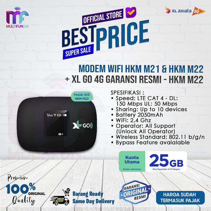 Promo Modem Wifi HKM M21 & HKM M22 + XL GO 4G Garansi Resmi - HKM M22 Cicil 0% 3x - Jakarta ...