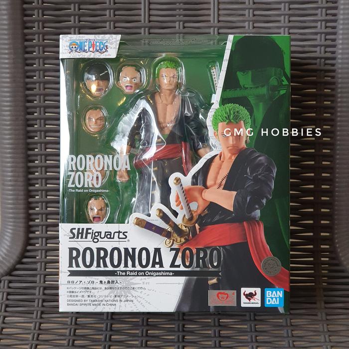 Jual SHF Roronoa Zoro The Raid On Onigashima Bandai One Piece Action ...