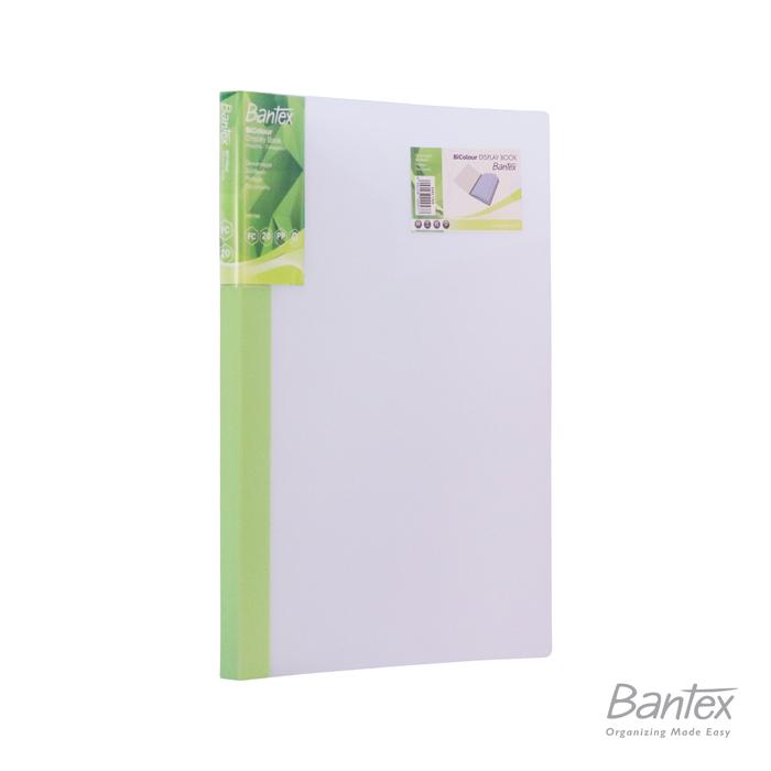 Jual Bantex Bi-Colour Display Book Clear Folio/F4 20 Pocket - 3183 ...