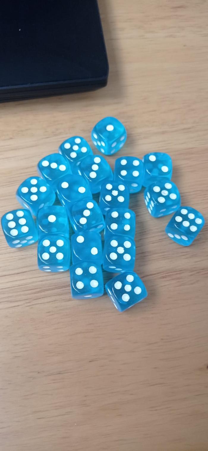 Jual (1 biji) Dadu 6 Sisi Bening 14mm (standard Pokemon & Board Game ...