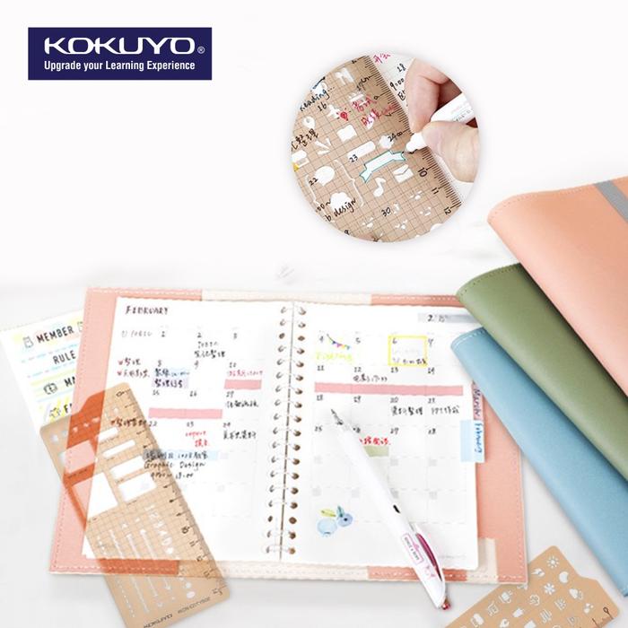 Jual Kokuyo Mo Techo Template Ruler Stencil - Icon Wcn-cdtys Di Seller ...