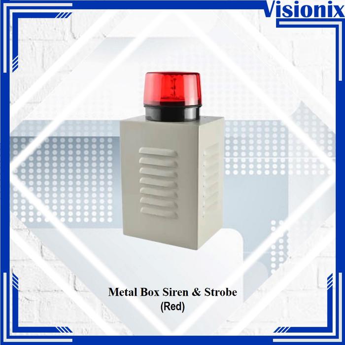 Jual Metal Box Siren Strobe Merah - Sirine Alarm - Jakarta Timur ...