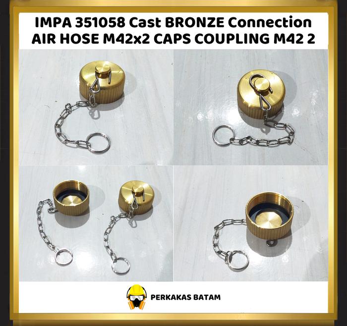 Jual IMPA 351058 Cast BRONZE Connection AIR HOSE M42x2 CAPS COUPLING ...