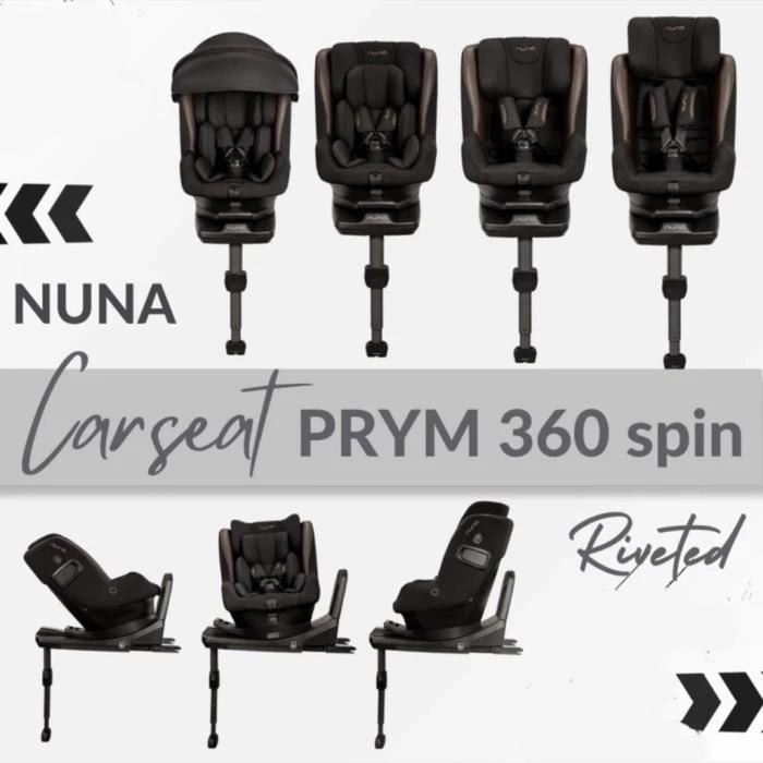 Jual Car Seat Nuna Prym Riveted Rotate 360 Spin / Dudukan Mobil Bayi ...