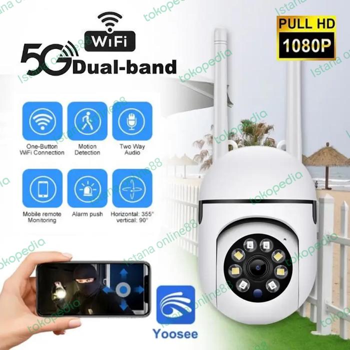 Jual IP Camera CCTV App Yoosee 8MP Outdoor PTZ Speed Dome Wifi ...