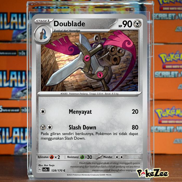 Jual Doublade sv3s 128/170 R Kartu Pokemon TCG Indonesia Kilau Hitam - Kota Depok - Pokezee ...