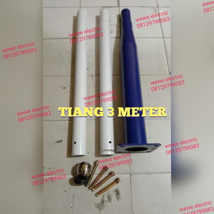 Jual Tiang lampu jalan 3m 4m 5m 6m ornament lurus besi bulat 3 4 5 6 Meter - TIANG 6 METER ...