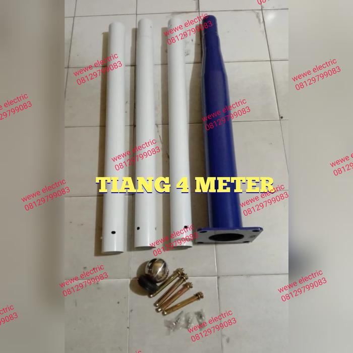 Jual Tiang lampu jalan 3m 4m 5m 6m ornament lurus besi bulat 3 4 5 6 Meter - TIANG 6 METER ...