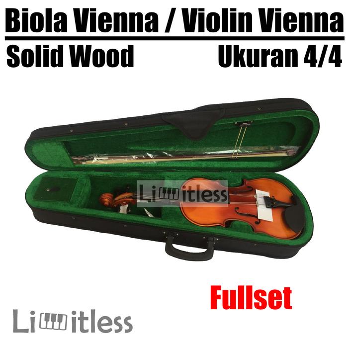Jual Biola Violin Vienna 4/4 Solid Wood Original - 4/4 - Jakarta Pusat ...