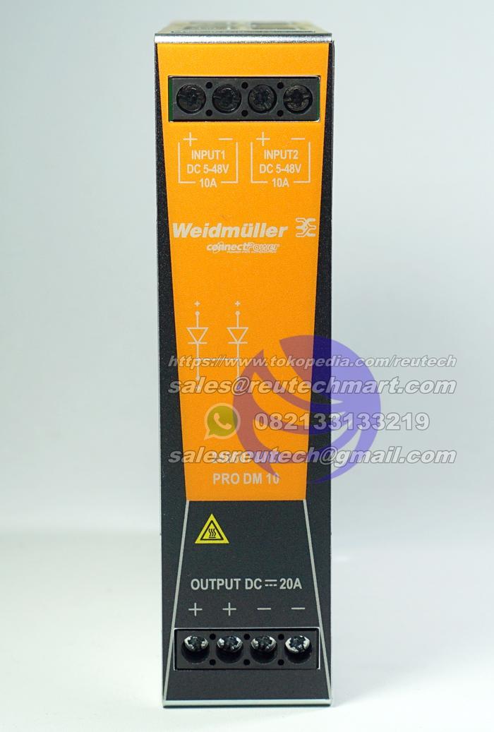 Jual Weidmuller Pro DM 10 2486070000 Diode Module Redundancy Module ...