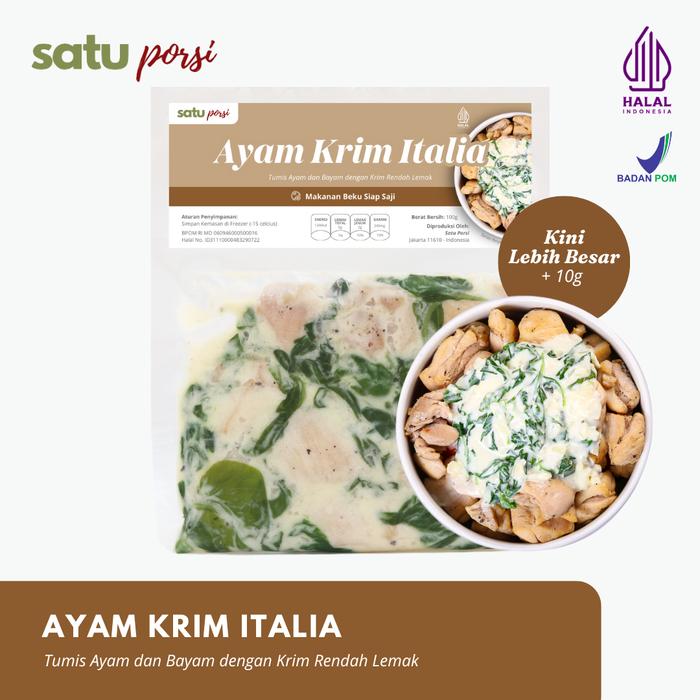 Jual Frozen Food Satu Porsi Ayam Krim Italia - Jakarta Barat - Satu ...