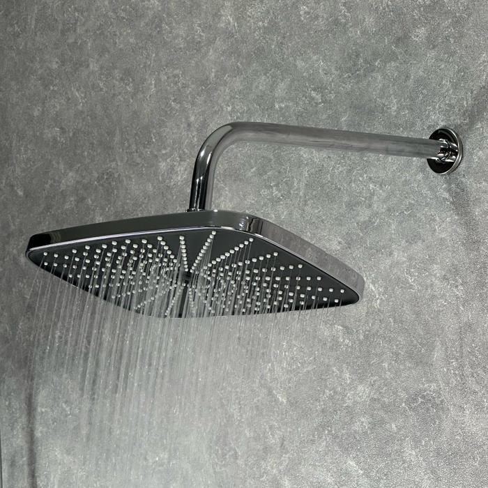 Jual Shower Head Tiang Kepala Pancuran Kamar Mandi Hitam Minimalis ...