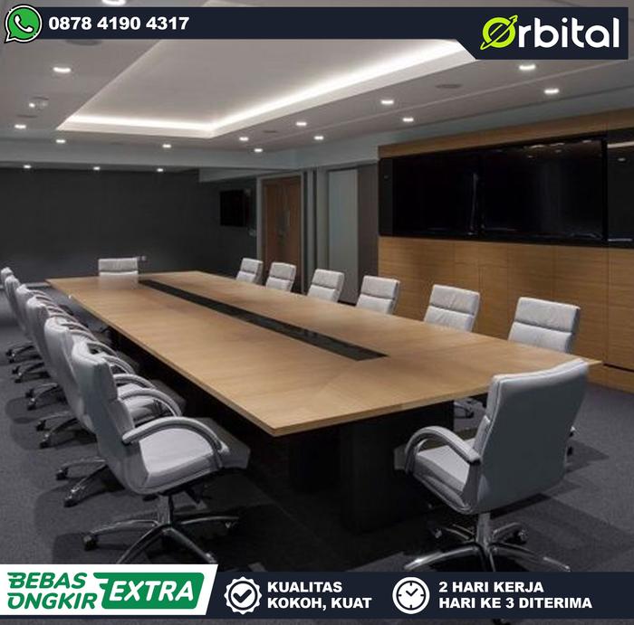 Jual meja meeting besar - Meja Rapat 460 x 120 x 75 cm - Meja ...