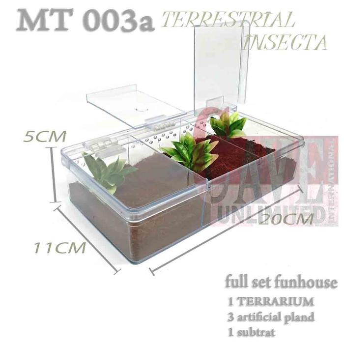 Promo MT003B KANDANG REPTILE INSECTA TARANTULA ENCLOSURE FUN HOUSE FULL ...