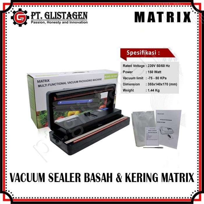 Jual Matrix Vacum Sealer DZ-280X Mesin Vacuum Frozen Food Wet and Dry ...
