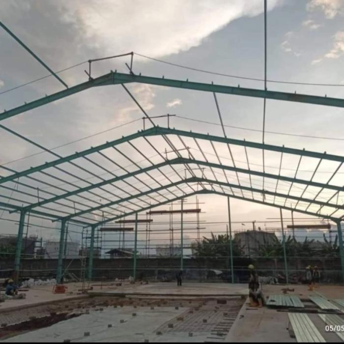 Jual pemasangan rangka atap baja wf - Kota Tangerang - Kontruksi atap ...