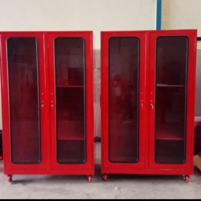 Jual LEMARI APD / SAFETY CABINET PLAT BESI BESAR 2 PINTU - ORIGINAL ...