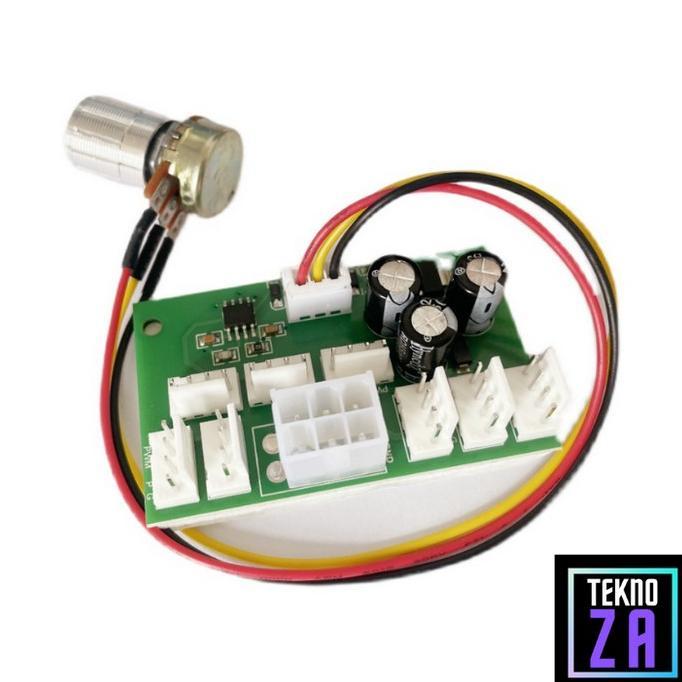 Jual 8 Port 4pin Fan Hub & Fan Speed Regulator PWM 6pin PCIe Power max ...