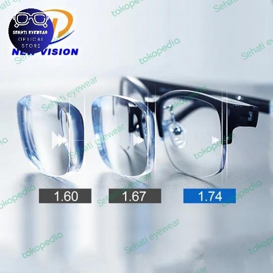Jual Lensa Kacamata Super Tipis Index 1.74 Blue Ray Blue Control - Jakarta Utara - Sehati ...
