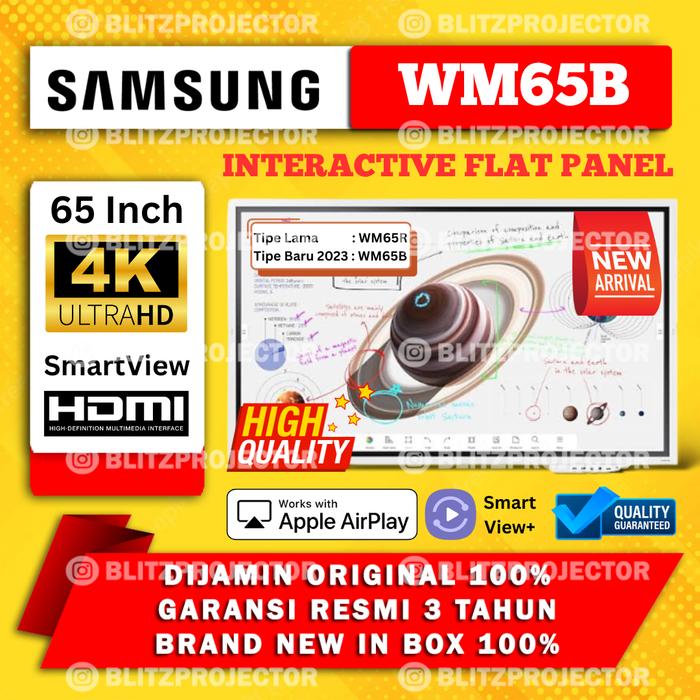 Jual Samsung Flip 2 Interactive Display Board WM65B Pengganti WM65R 65 ...