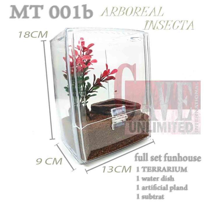 Promo MT003B KANDANG REPTILE INSECTA TARANTULA ENCLOSURE FUN HOUSE FULL ...