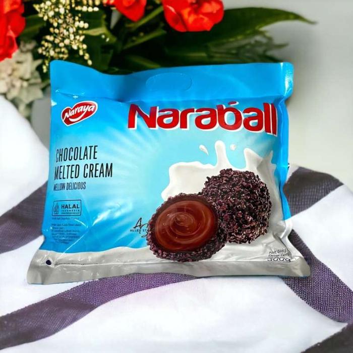 Jual Naraya Naraball Chocolate Melted Cream / Wafer Salut Kukis 300 ...