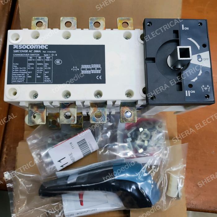 Jual COS 4P 200A SIRCOVER CHANGE OVER SWITCH MANUAL 41AC4020 SOCOMEC - Jakarta Pusat - SHERA ...