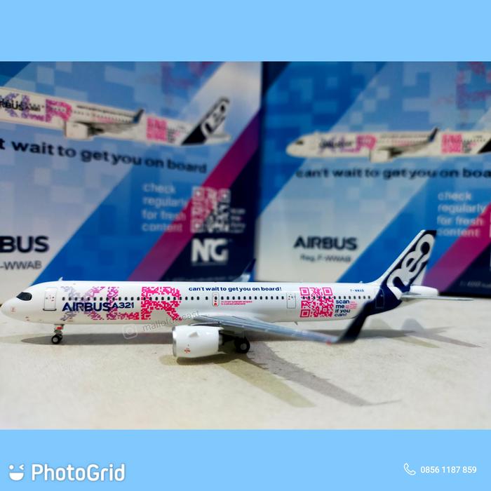 Jual Airbus A321neo F-WWAB QR Code NG Model 1:400 - Jakarta Barat ...