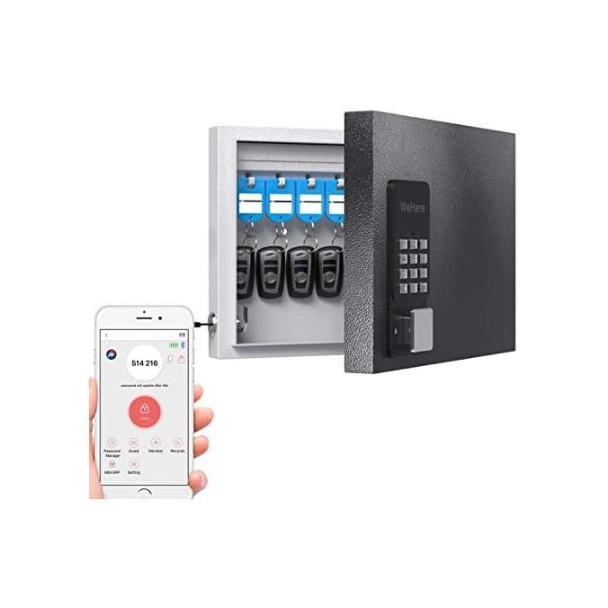 Jual Murah 16 Key Cabinet OrganizerMetal Key Lock Box Mount Use Otp Te ...